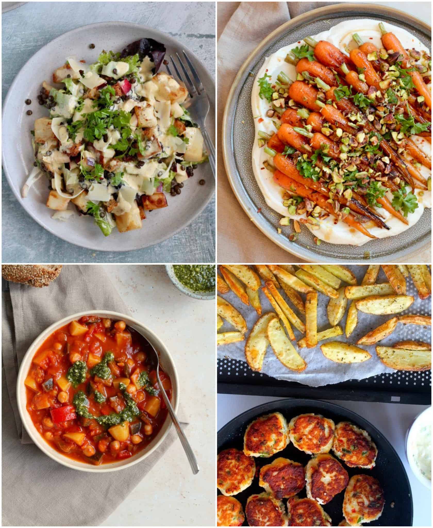 Madplan uge 10 - med råvarer i sæson og indkøbsliste