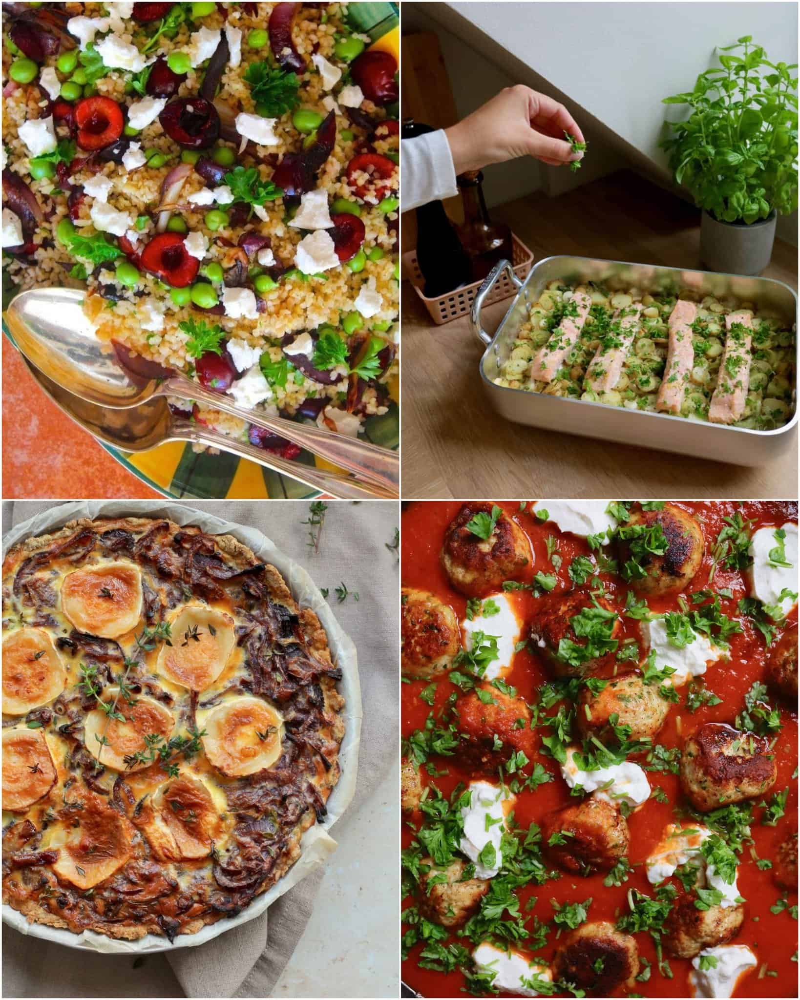 Madplan uge 43 - nem og lækker hverdagsmad med indkøbsliste