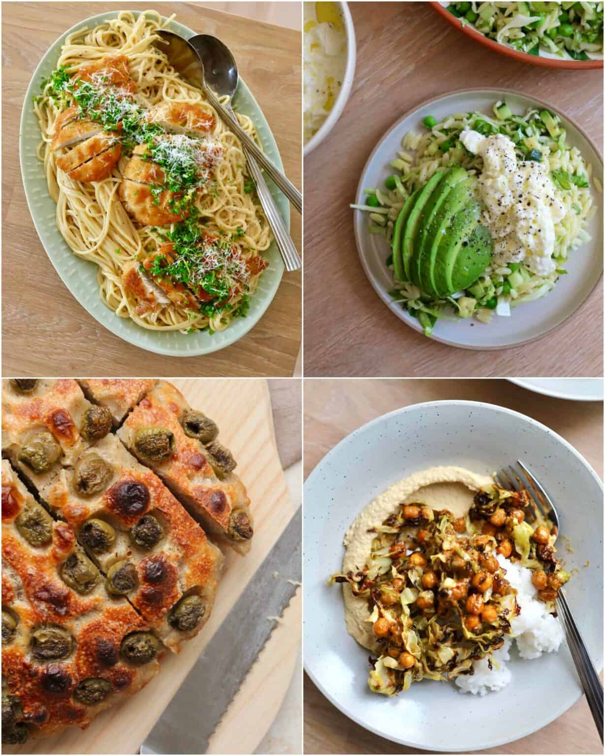 Madplan uge 43 - nem og lækker hverdagsmad med indkøbsliste